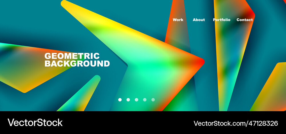 Geometric shapes minimalist abstract background Vector Image