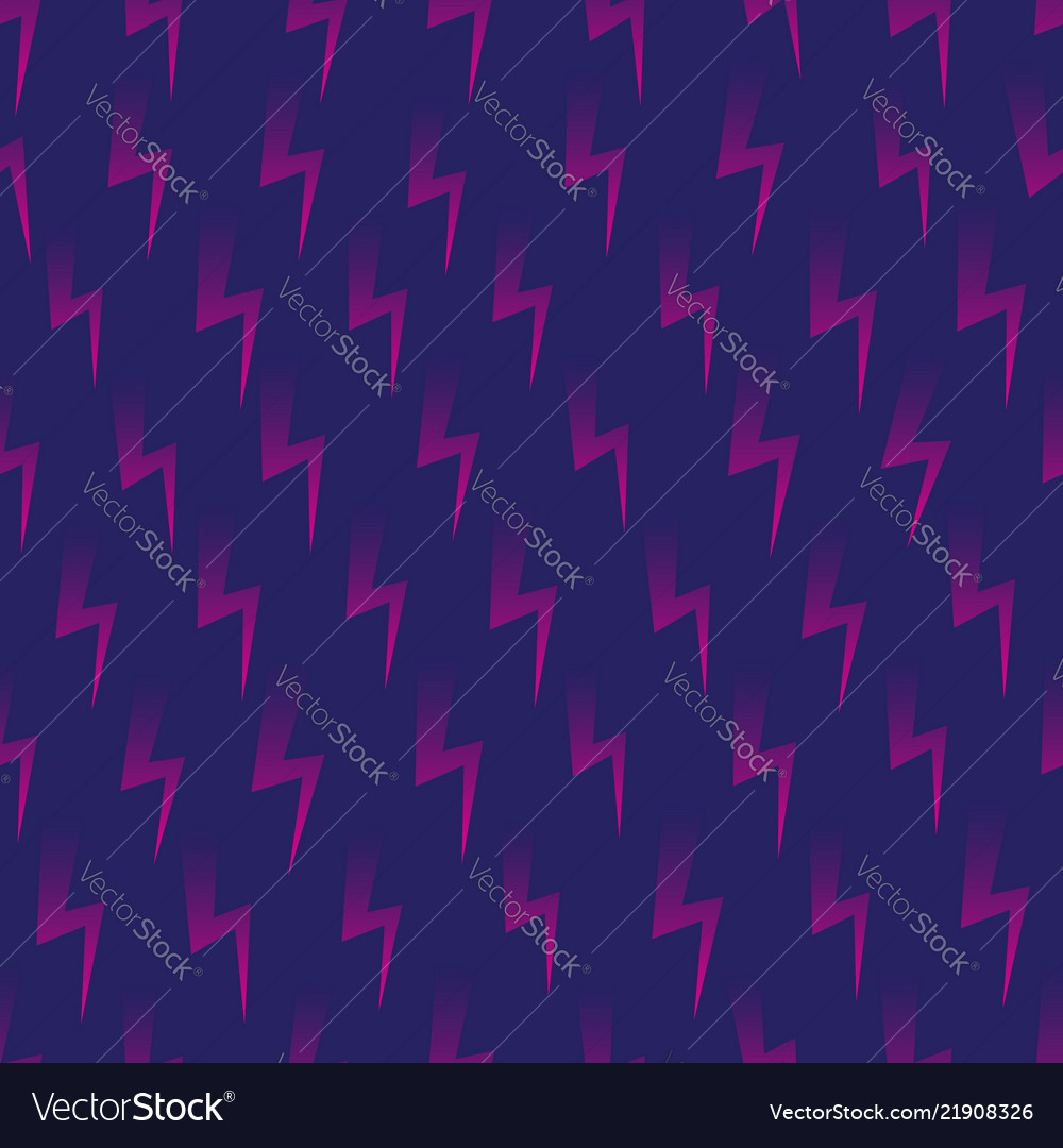 Thunder icon seamless pattern Royalty Free Vector Image