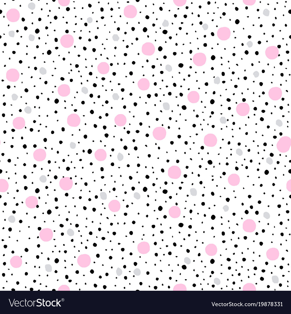 Abstract seamless pattern with dots Royalty Free Vector