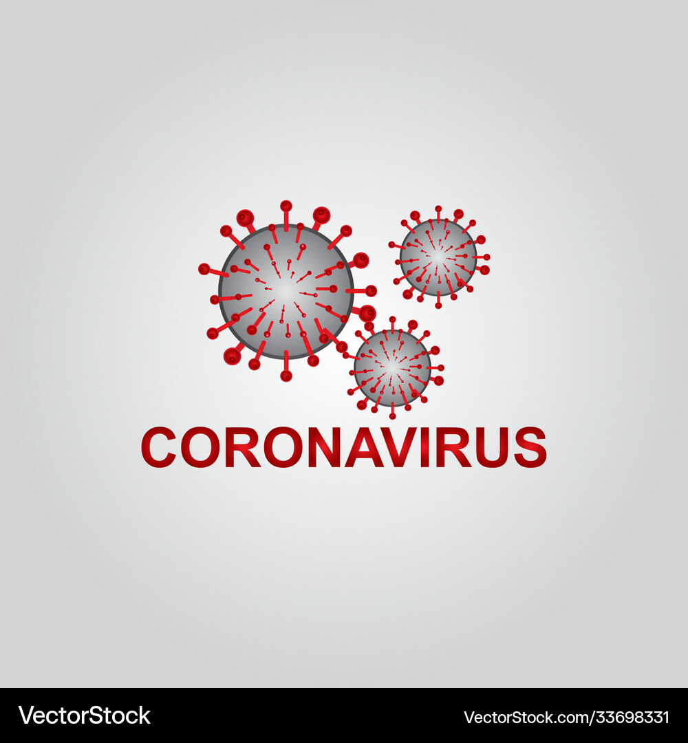Corona virus disease covid-19 template design Vector Image