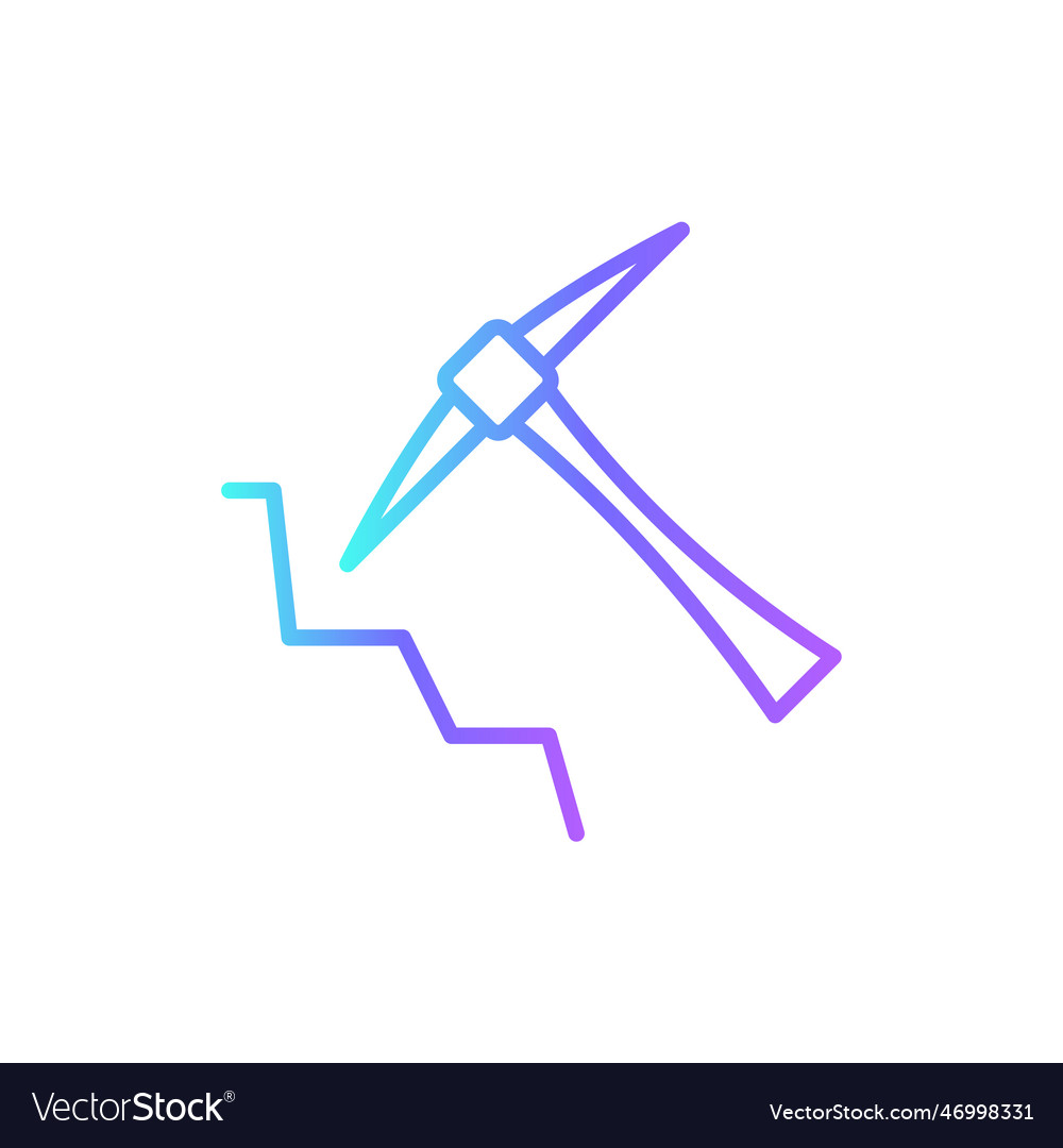 Data mining data management icon with blue Vector Image