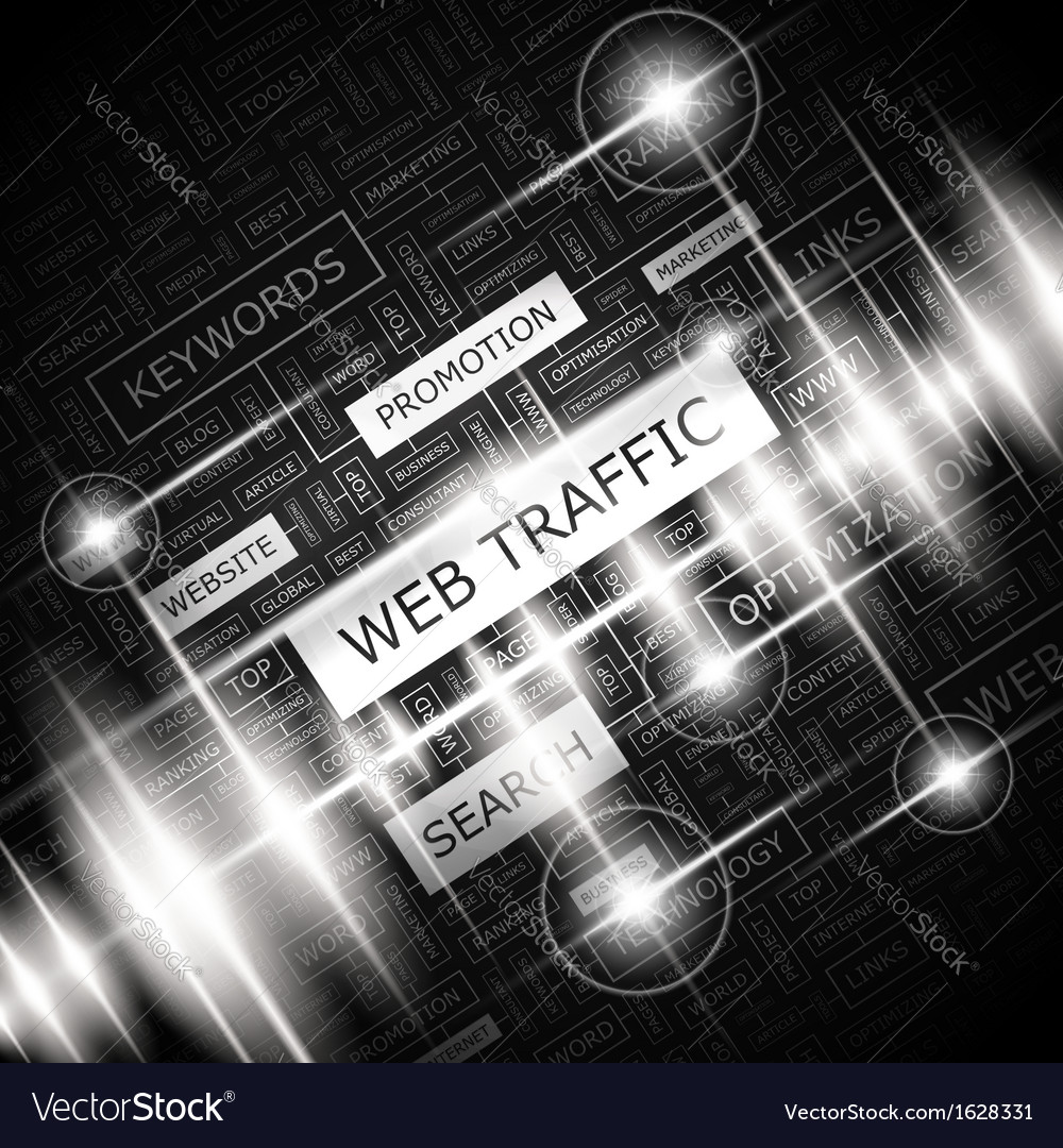 Web traffic Royalty Free Vector Image - VectorStock