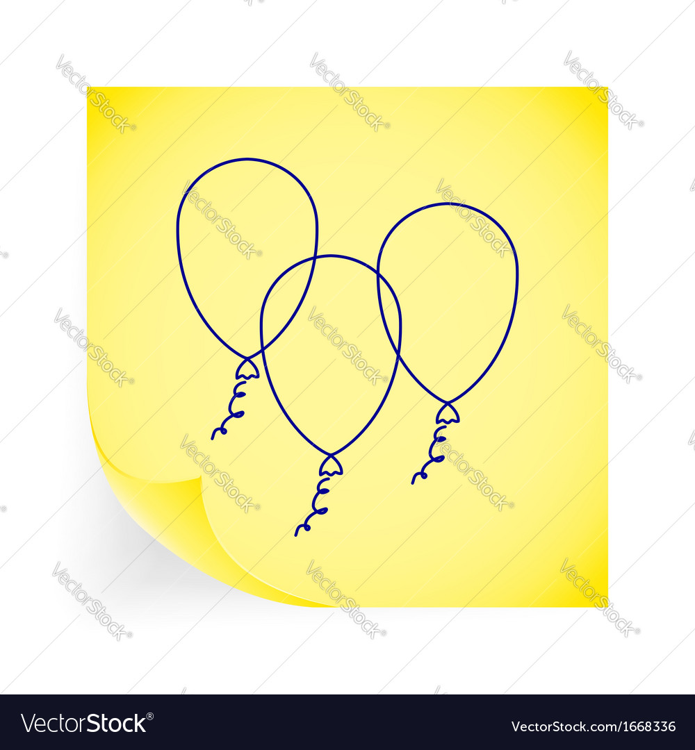 Balloon Royalty Free Vector Image - VectorStock