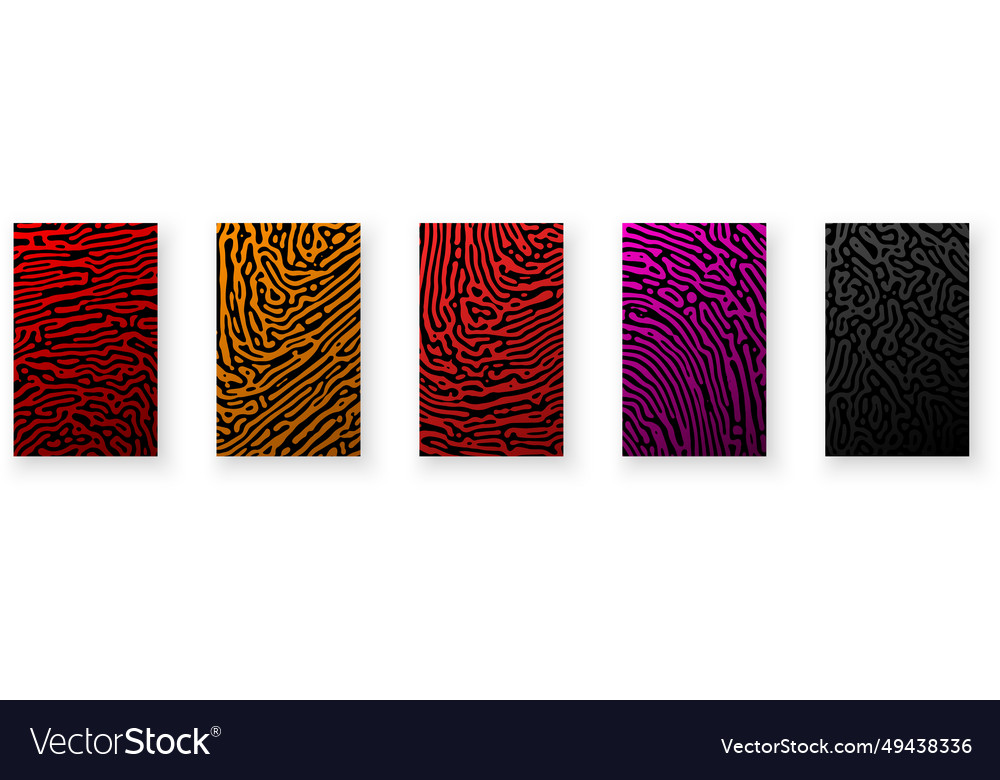 Colorful abstract poster design with turing Vector Image