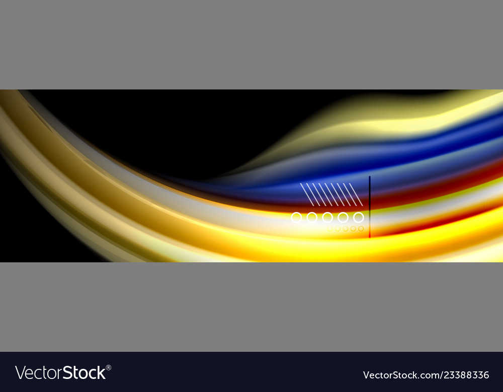 Fluid liquid wave pattern Royalty Free Vector Image