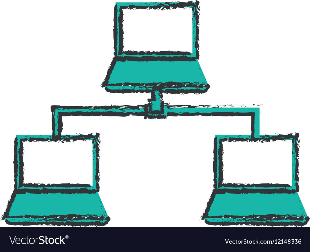 Laptop computer technology Royalty Free Vector Image