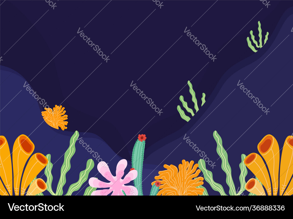 Sea background Royalty Free Vector Image - VectorStock