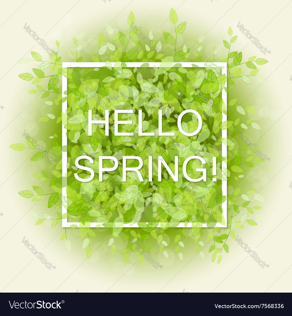 Spring abstract background Royalty Free Vector Image