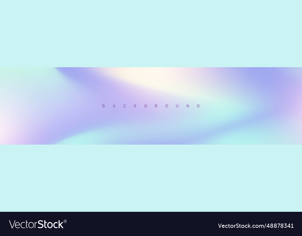 Abstract pastel gradient header background Vector Image
