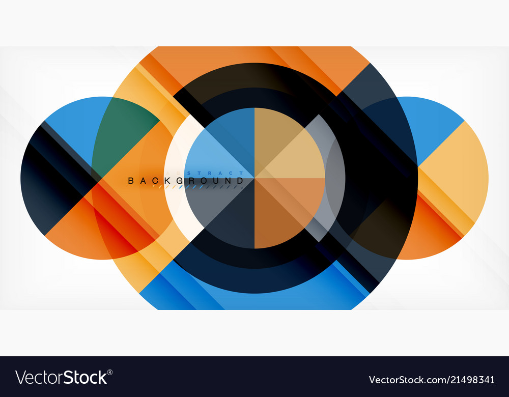 Circle abstract background Royalty Free Vector Image