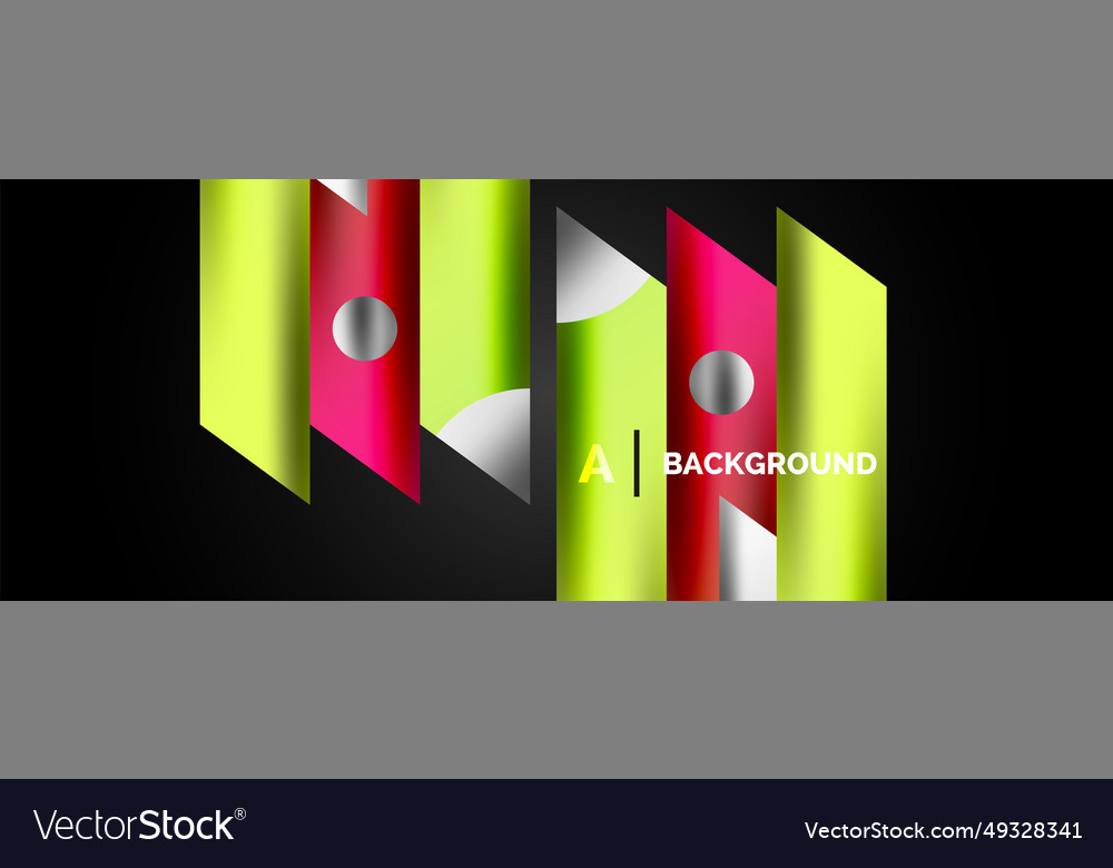 Dynamic lines geometric background visual Vector Image