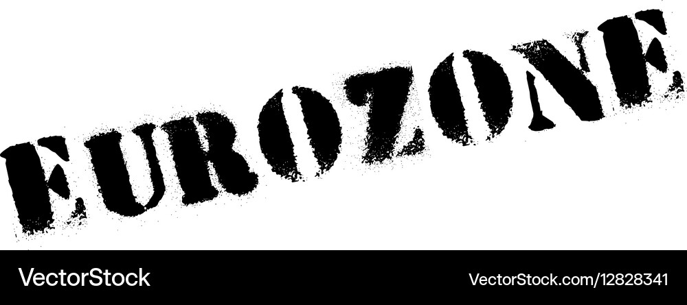 Eurozone rubber stamp Royalty Free Vector Image