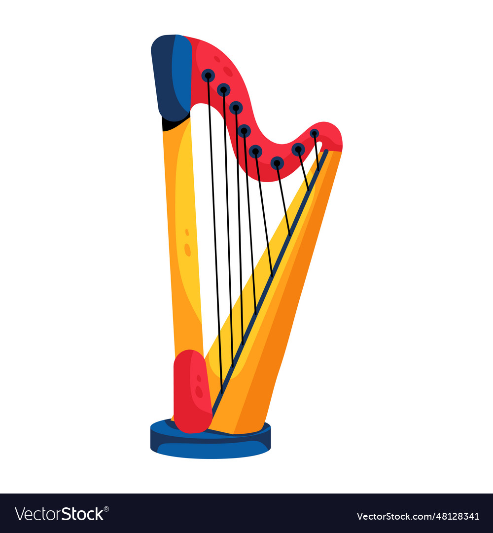 Harp Royalty Free Vector Image - VectorStock