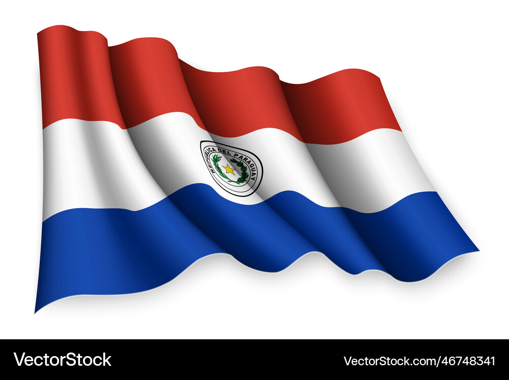 Realistic Waving Flag Royalty Free Vector Image