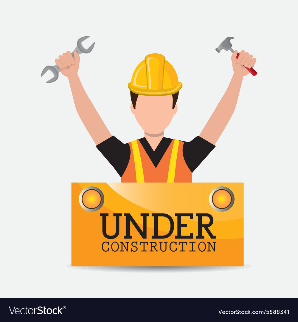 Under construction design Royalty Free Vector Image