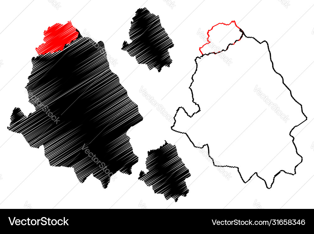 Haa district districts bhutan kingdom Royalty Free Vector