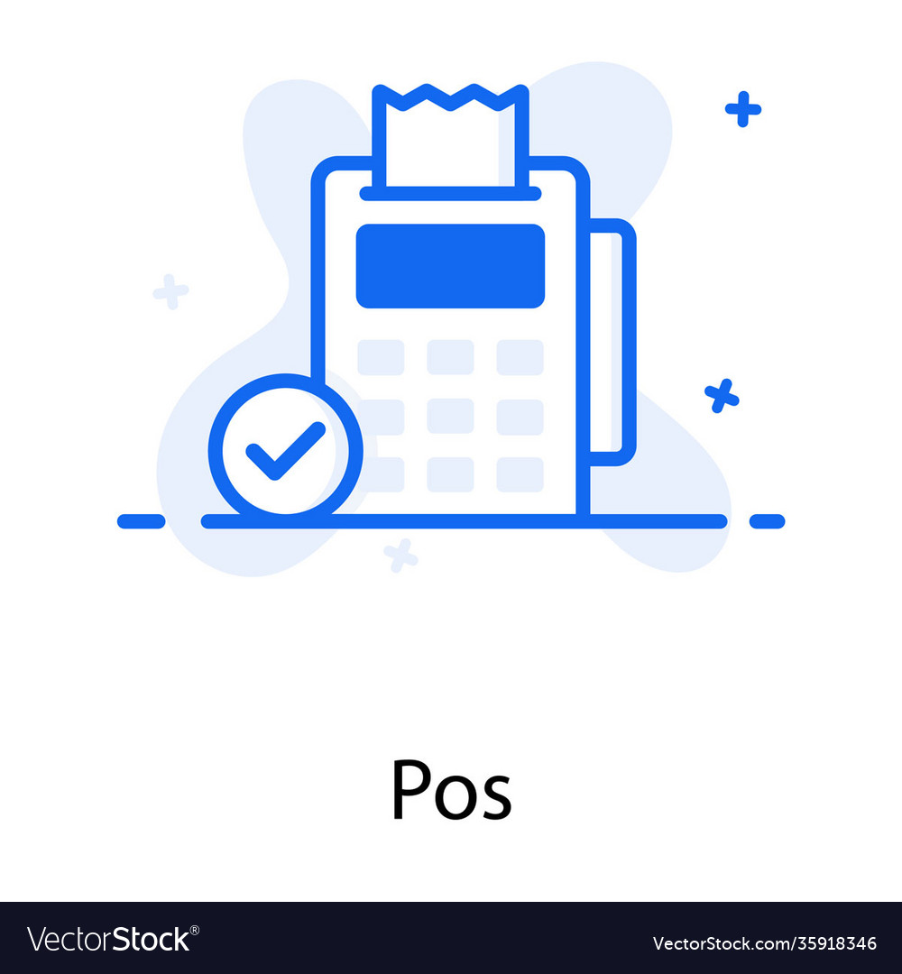 Pos Royalty Free Vector Image - VectorStock