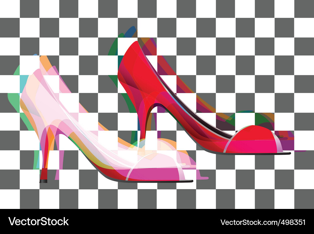 Fashion shoes Royalty Free Vector Image - VectorStock