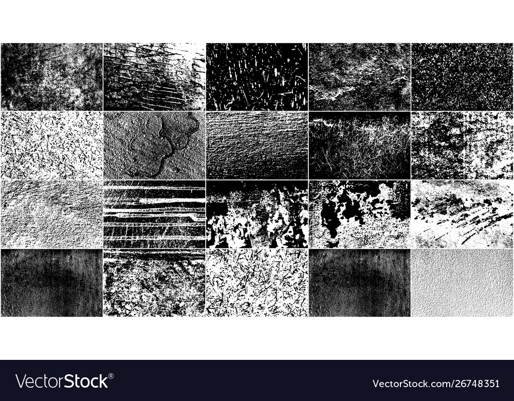 Set grunge design elements Royalty Free Vector Image