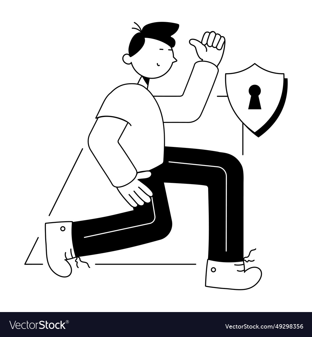 Personal security Royalty Free Vector Image - VectorStock