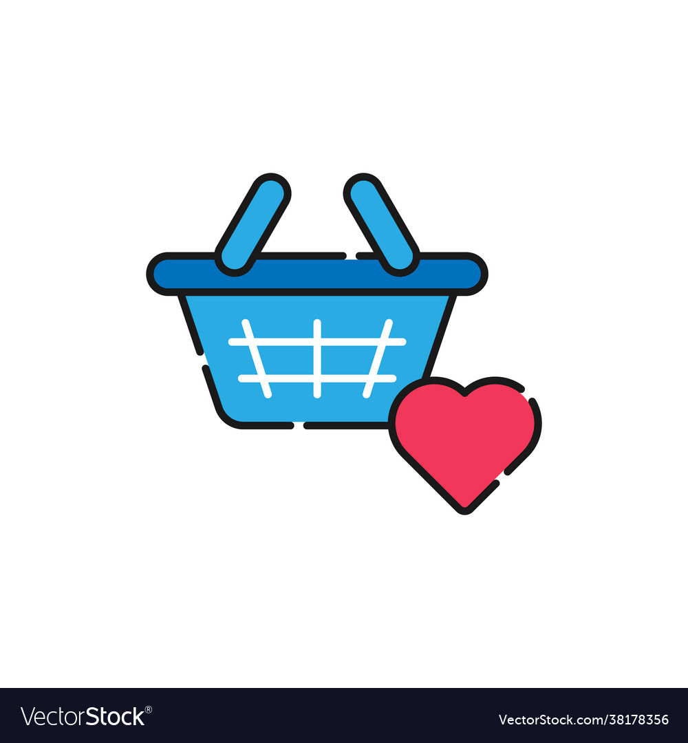 Shopping wish list icon Royalty Free Vector Image