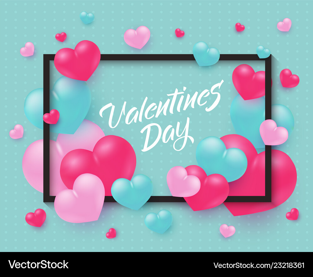 Happy valentines day special offer design Vector Image
