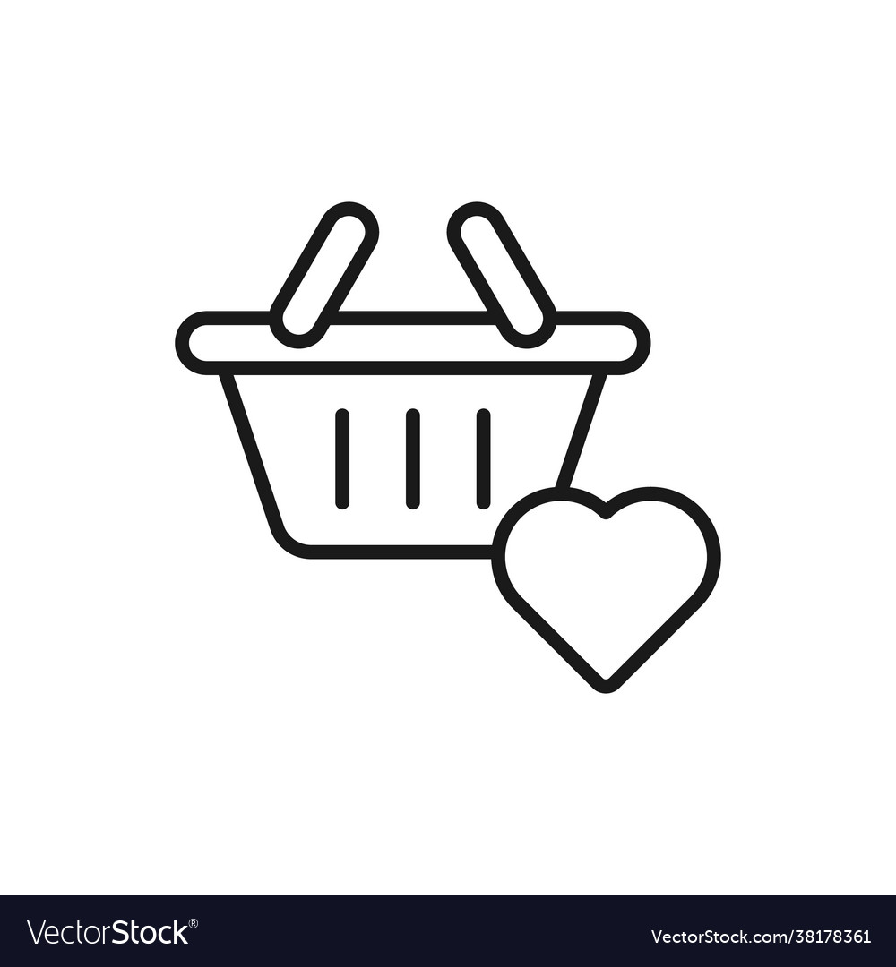 Shopping wish list icon Royalty Free Vector Image