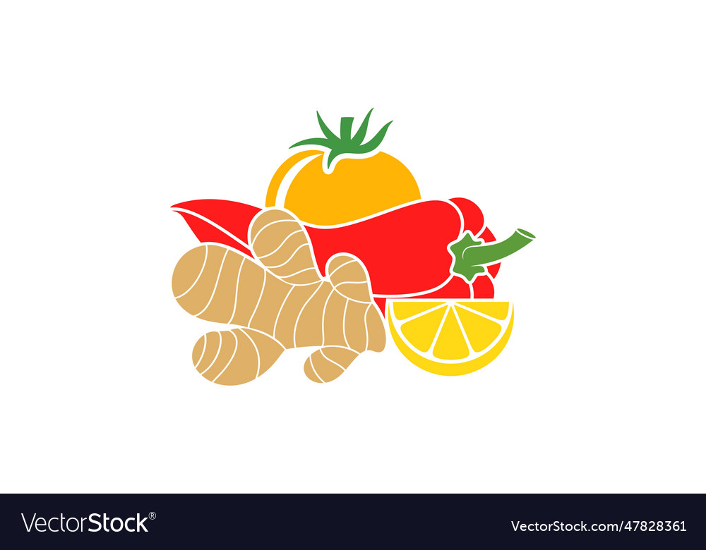 Vegetable Royalty Free Vector Image - VectorStock