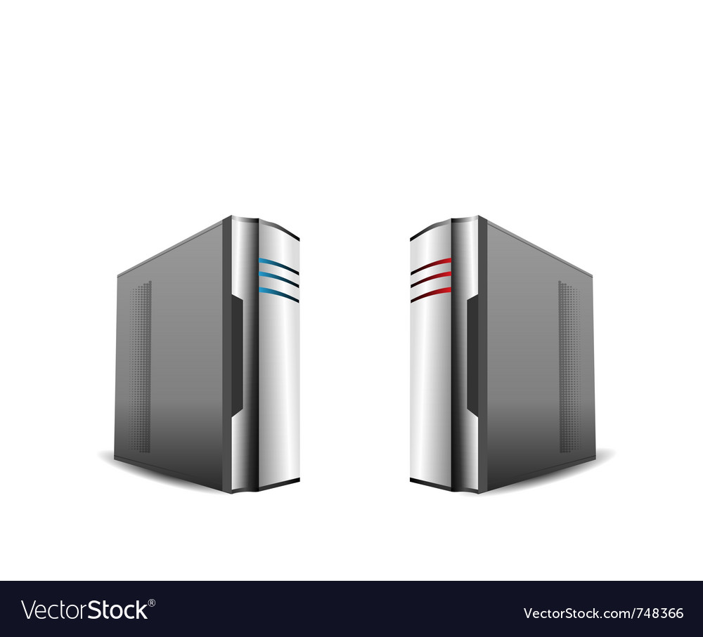 Computer servers i Royalty Free Vector Image - VectorStock