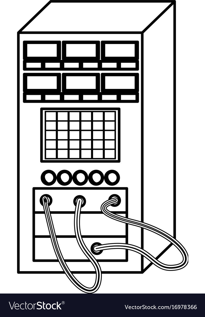 Database Server Storage Royalty Free Vector Image
