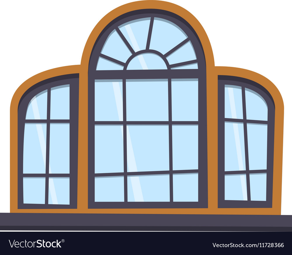 Different house windows elements Royalty Free Vector Image