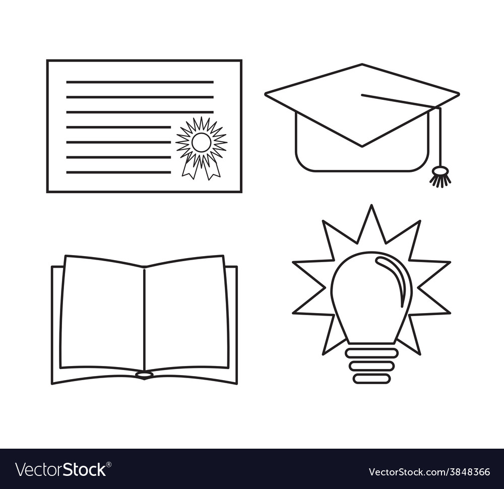 School concept design Royalty Free Vector Image