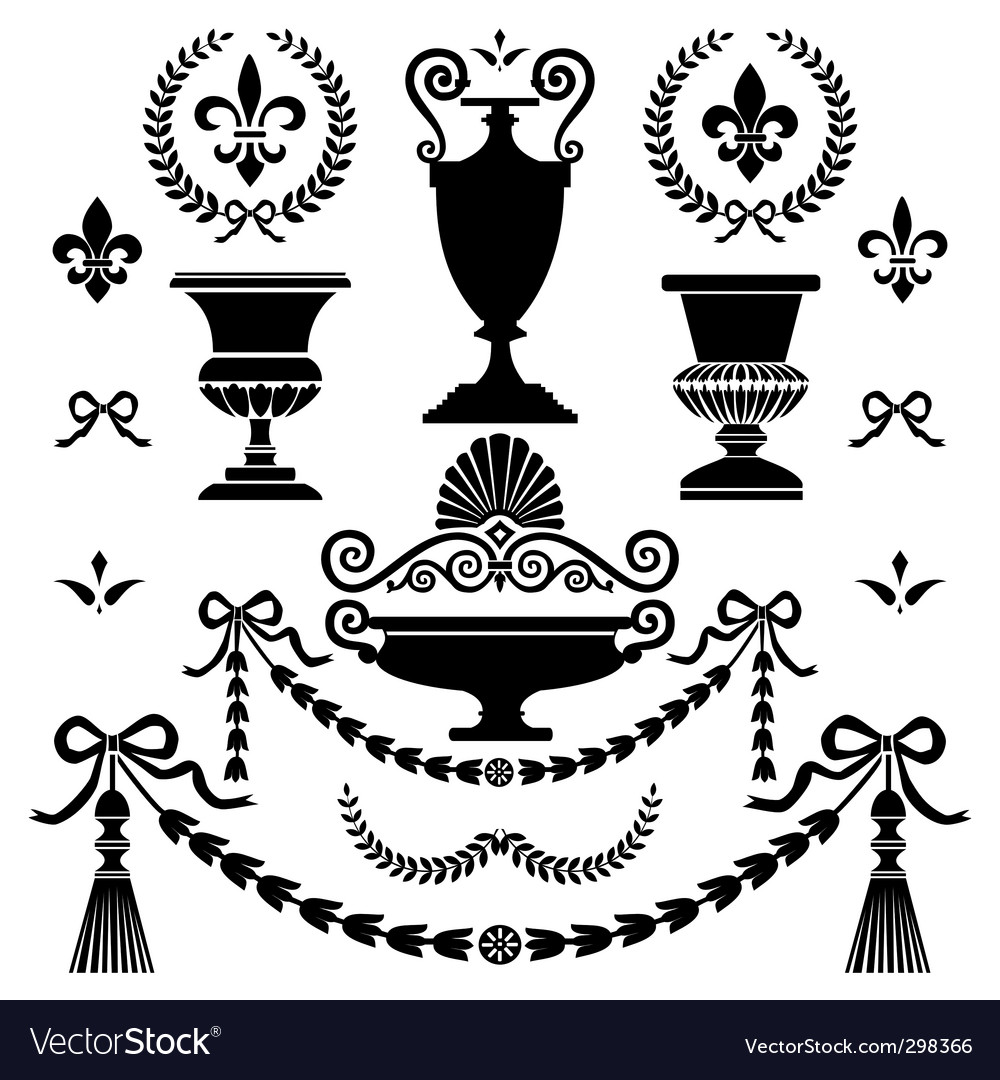 Style design elements Royalty Free Vector Image