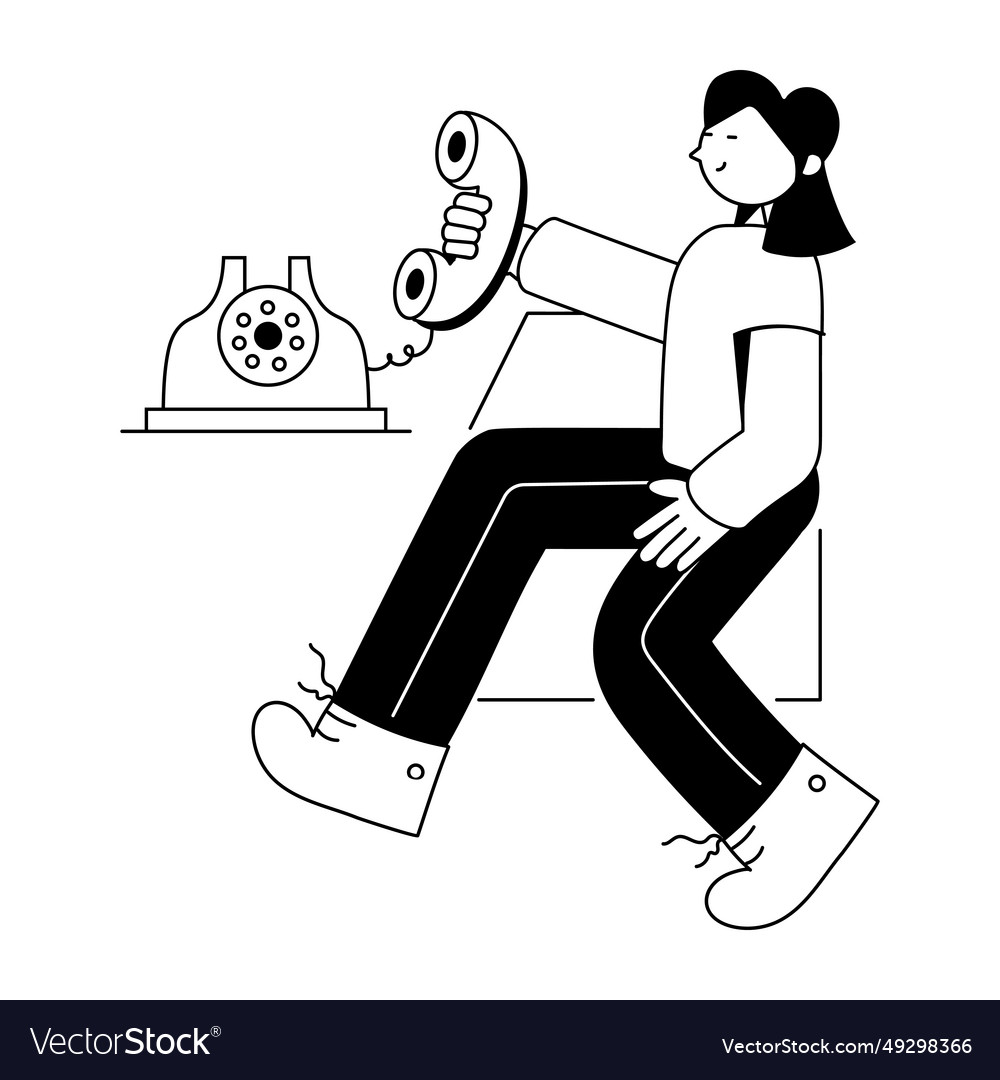 Telephone call Royalty Free Vector Image - VectorStock