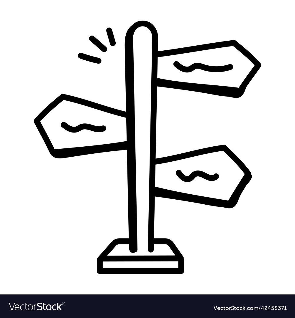 Directions Royalty Free Vector Image - VectorStock