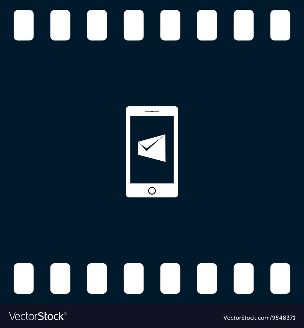 Flat paper cut style icon of short message Vector Image