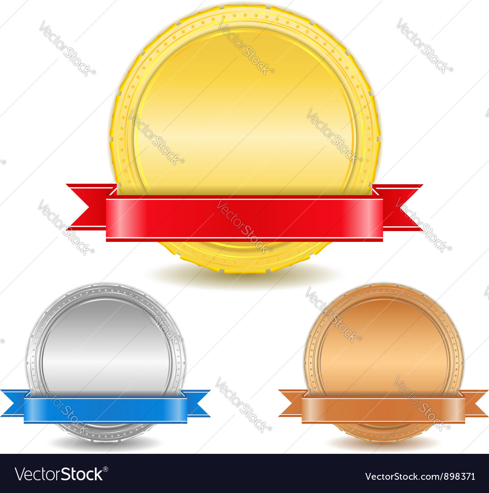 Medals Royalty Free Vector Image - VectorStock