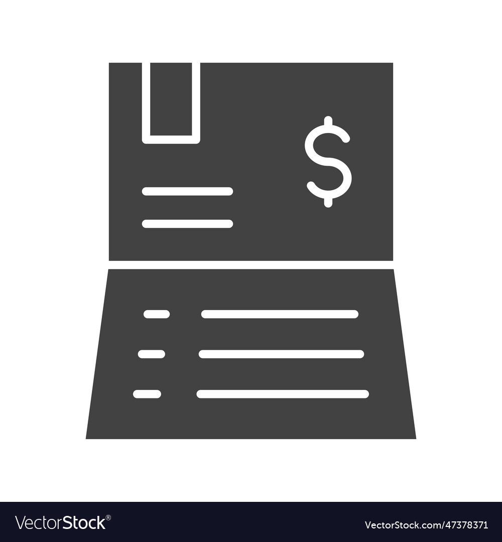 Passbook icon image Royalty Free Vector Image - VectorStock