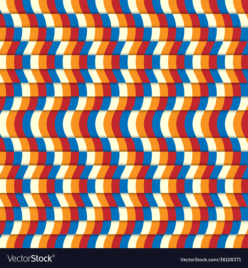 Seamless wave pattern horizontal Royalty Free Vector Image