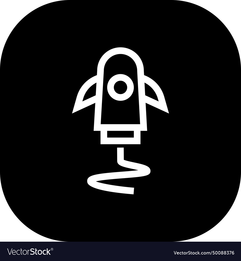 Effectivity key performance indicator icon with Vector Image