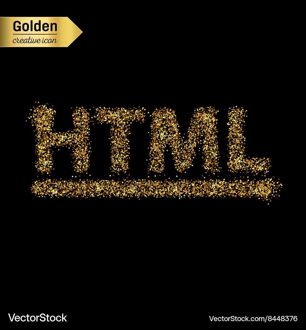 Gold icon Royalty Free Vector Image - VectorStock