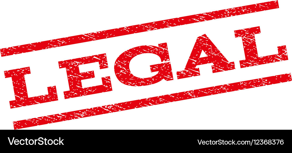 Legal watermark stamp Royalty Free Vector Image