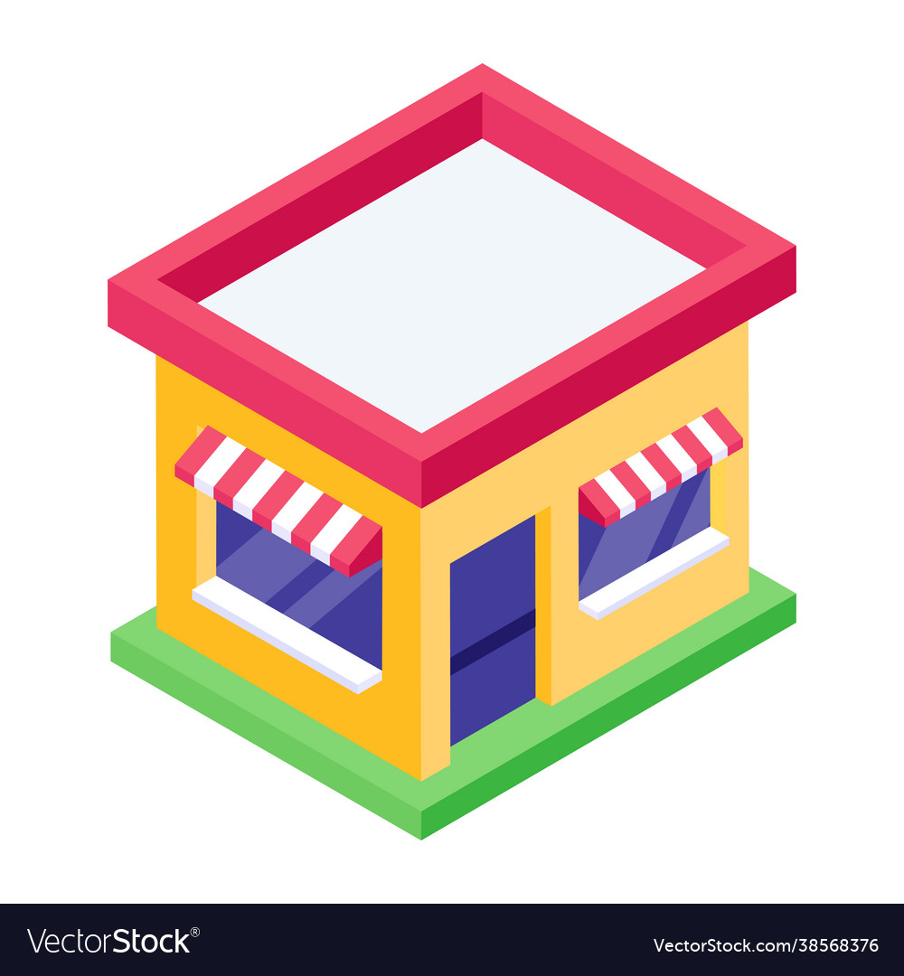 Shop Royalty Free Vector Image - VectorStock