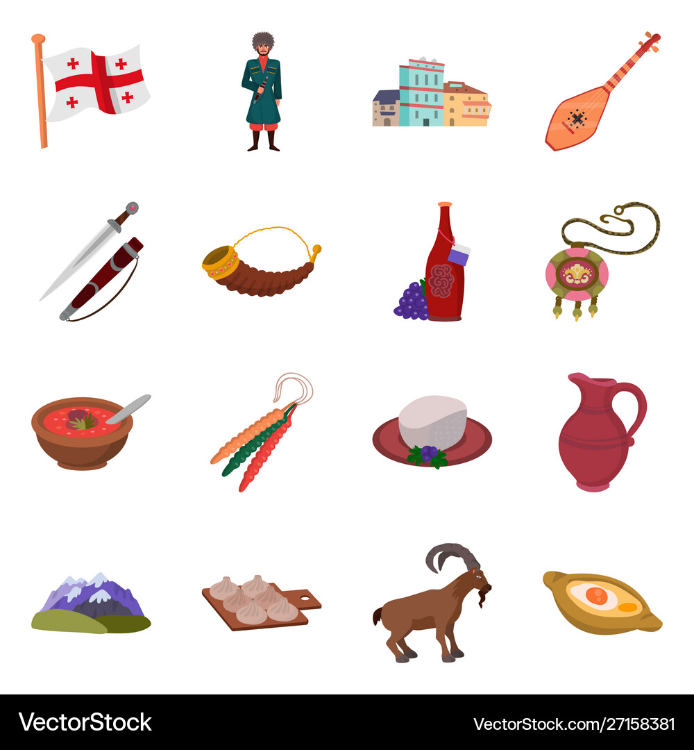 Design caucasus and traditions symbol Royalty Free Vector