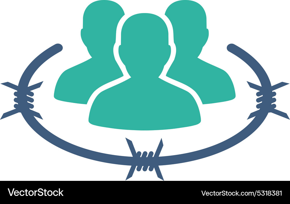 Strict management icon from business bicolor set Vector Image