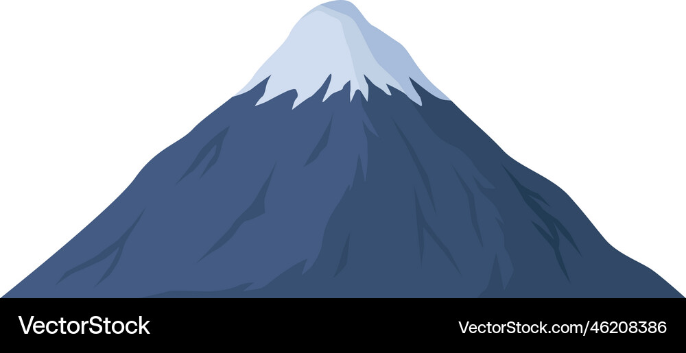 Fuji mount japanese landmark Royalty Free Vector Image