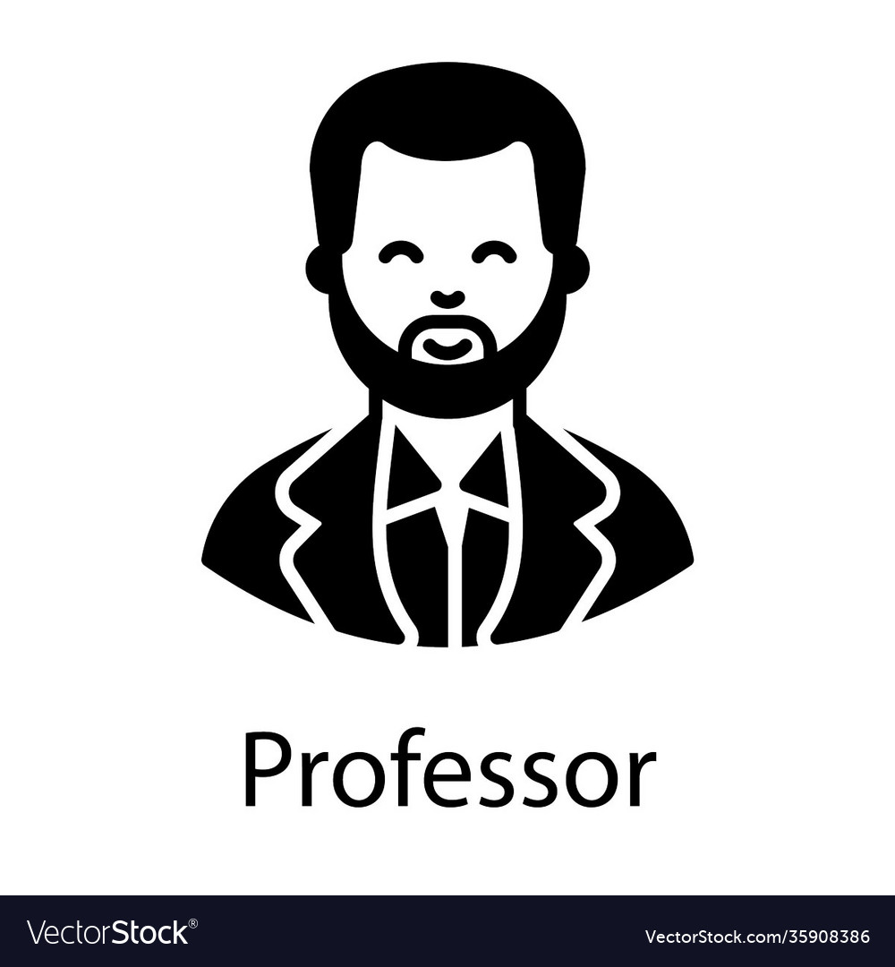 Professor Royalty Free Vector Image - VectorStock