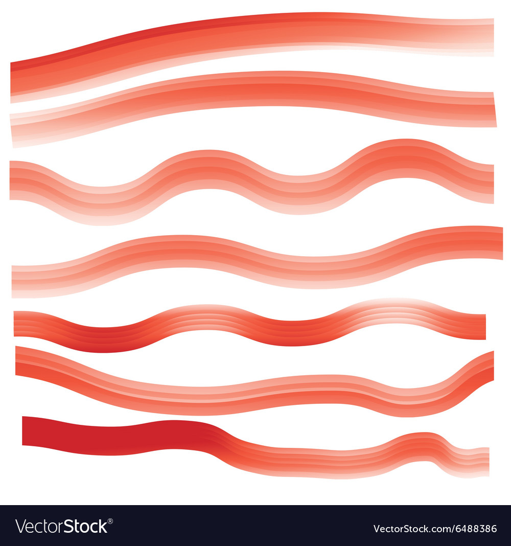Waved design element Royalty Free Vector Image