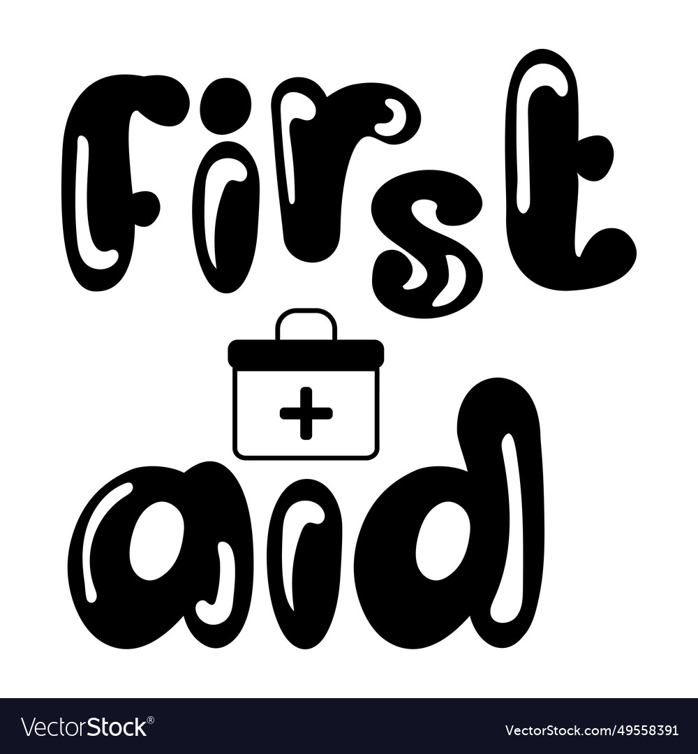 First aid Royalty Free Vector Image - VectorStock