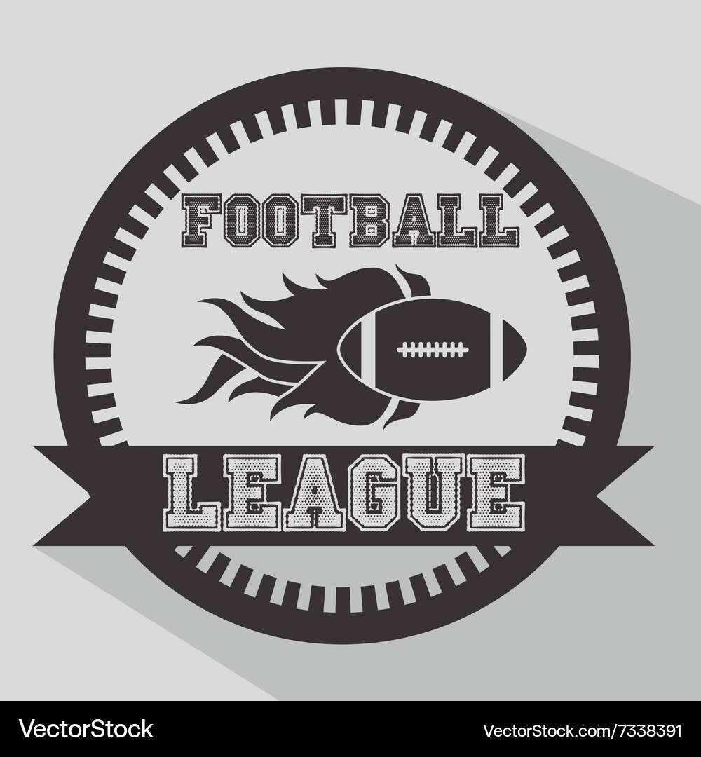 Football championship design Royalty Free Vector Image